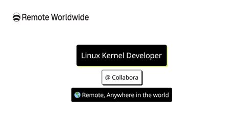 Linux Kernel Developer Remoteworldwide