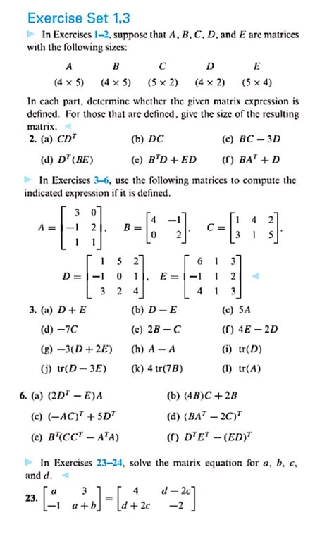 Solved Exercise Set 13 In Exercises 1 2 Suppose That A B