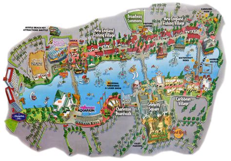 Carolina Beach Boardwalk Map
