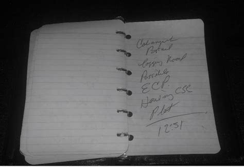 Jim Penniston S Notebook