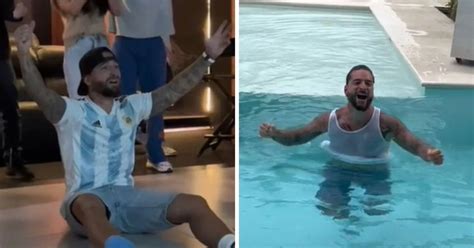 Llorando Y Tirándose A Una Piscina La Exagerada Celebración De Maluma
