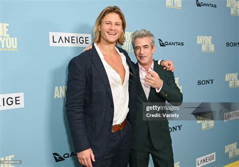 Joe Davidson And Dermot Mulroney At The Anyone But You Premiere