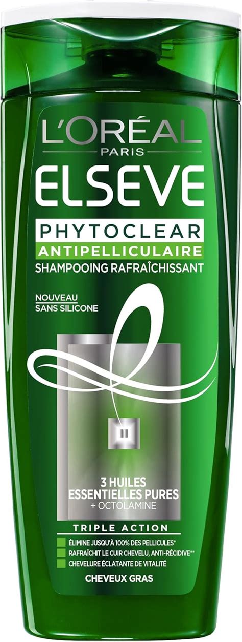 elsève phytoclear Champú refrescante anti pelliculaire para cabello