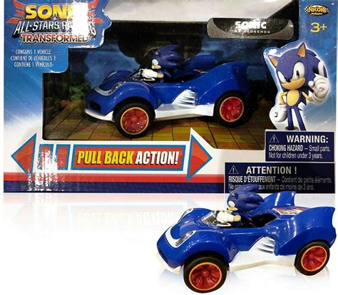 Buy Sonic The Hedgehog Racing Pull Back Race Action Car Figure T Toy