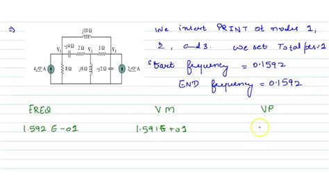 SOLVED Using PSpice Windows Determine The Voltage Gain For The Network Of Fig Display The