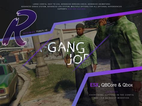 R Gangjob Esx Qb Qbx FiveM Releases Cfx Re Community