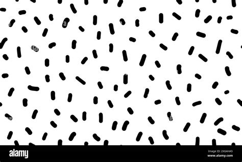 Small Dash Background Vector Seamless Pattern With Spots Texture Stock