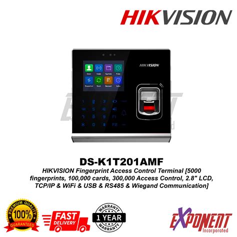 Ds K T Amf Hikvision Fingerprint Access Control Terminal Lazada Ph