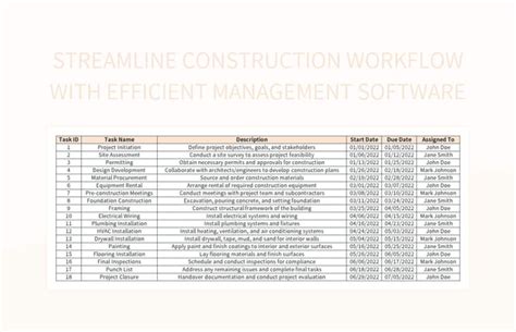 Free Workflow Management Software Templates For Google Sheets And Microsoft Excel Slidesdocs
