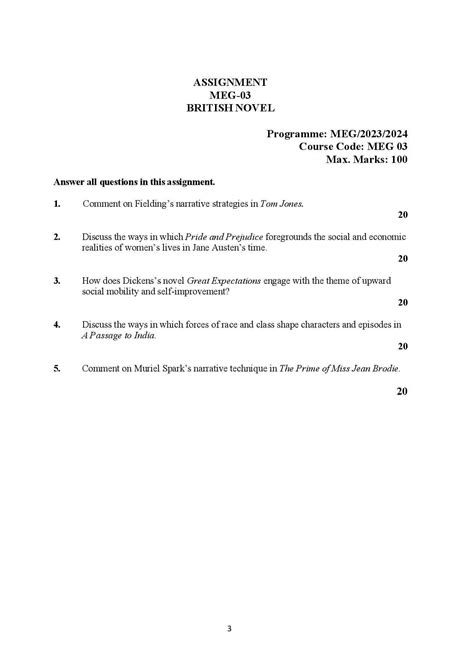 Download IGNOU MEG 3 Solved Assignment 2023 24 Pdf