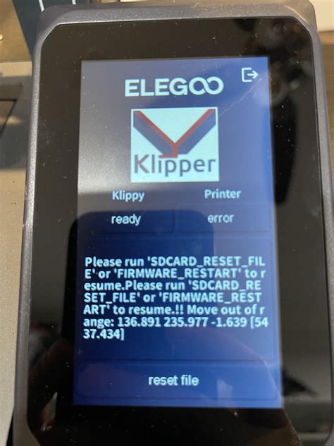 Neptune 4 Pro Printer Firmware Error Relegoo