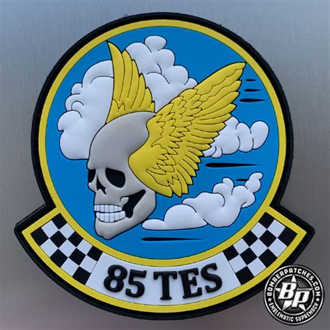 85th Test And Evaluation Squadron F 15 F 16 Color Bomber Patches