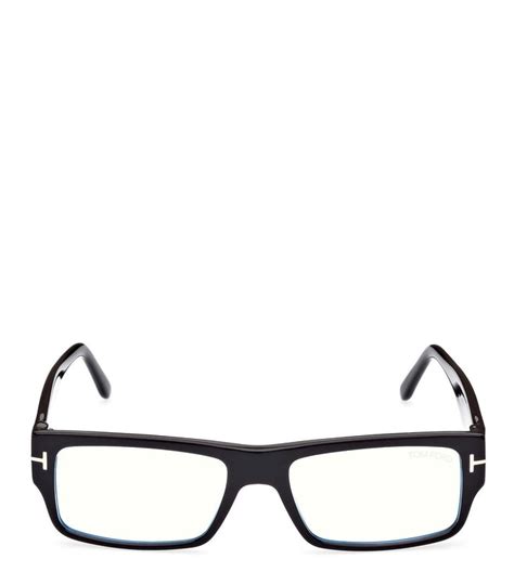 Tom Ford Ft5835b54001 Black Rectangular Frames For Men