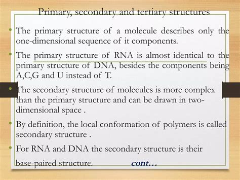 Rna Secondary Structure Prediction Ppt