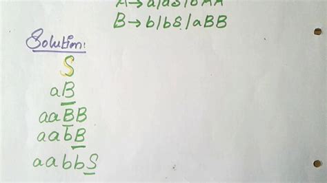 Derivation Tree Toc Youtube