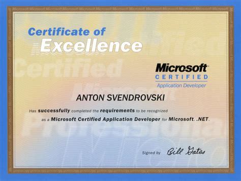 Website Of Anton Svendrovski Professional Certification