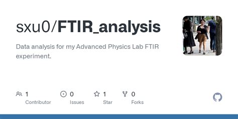 GitHub Sxu FTIR Analysis Data Analysis For My Advanced Physics Lab FTIR Experiment