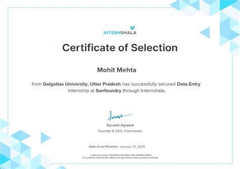 Mohit Mehta On Linkedin Dataentry Intern Internshala Internships