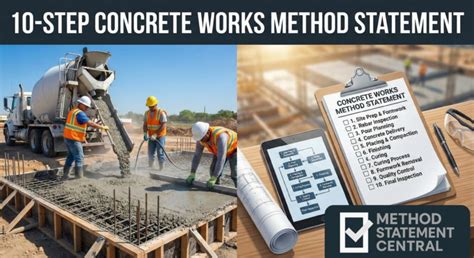 Master Concrete Works The Ultimate 10 Step Method Statement Guide