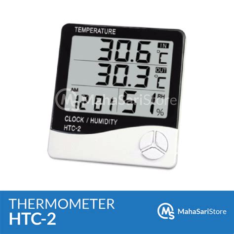 Jual HTC 2 Termometer Hygrometer Alat Ukur Kelembapan Suhu Ruangan