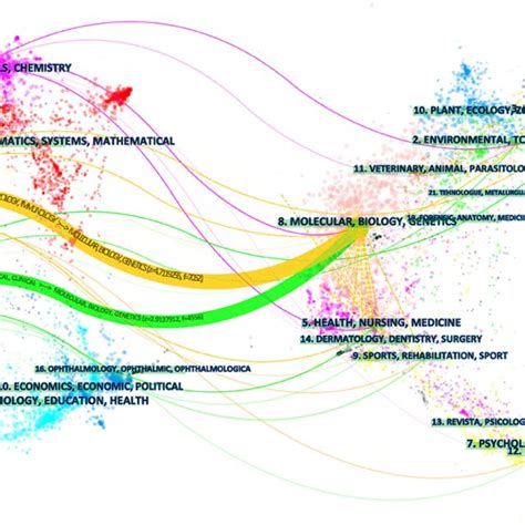 The Dual Map Overlay Of Citing Of Citation Relationship Of Articles