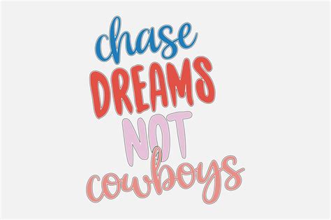 Vintage Western Cowgirl Svgchase Dreams Graphic By Crafted Wonders