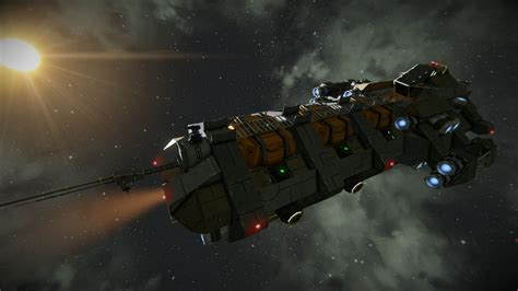3d Sci Fi Freighter Cargo Spaceship Model Turbosquid 1658614