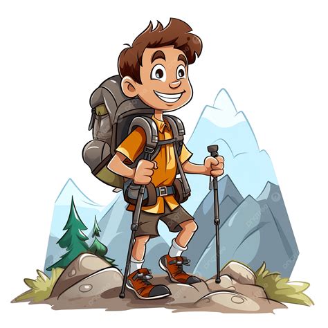 Cartoon Wandern Senioren Wandern Vektorgrafiken Cliparts Und