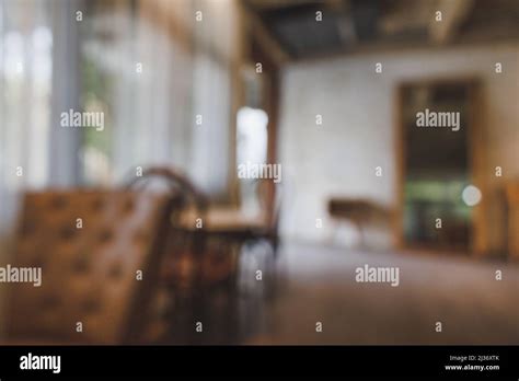 Blur Coffee Shop Or Cafe Restaurant Interior A Loft Style Open Coffee