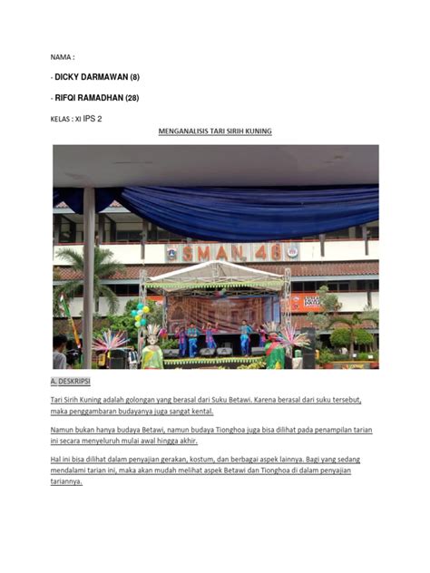 Analisis Tari Dicky Darmawan Rifqi Ramadhan Pdf