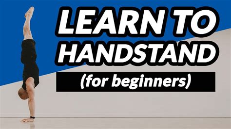 Learn to Handstand Beginner Routine (FOLLOW ALONG) - YouTube