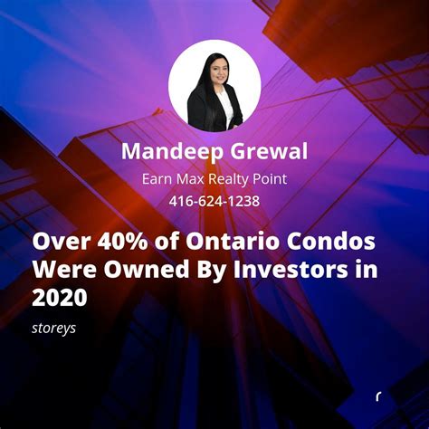 Mandeep Grewal On Linkedin Over 40 Of Ontario Condos Were Owned By