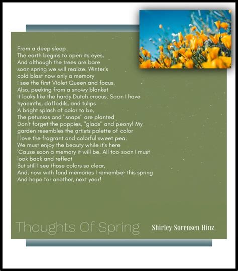 Spring Poems Celebrating The Beauty Of Spring