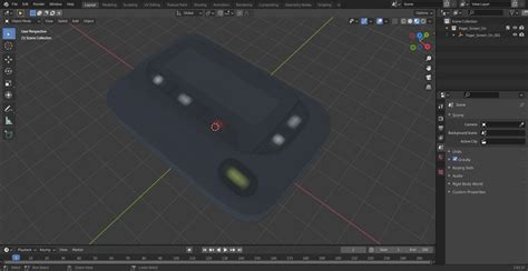 Pager Screen On 3d Model 24 3ds Blend C4d Fbx Max Ma Lxo Obj