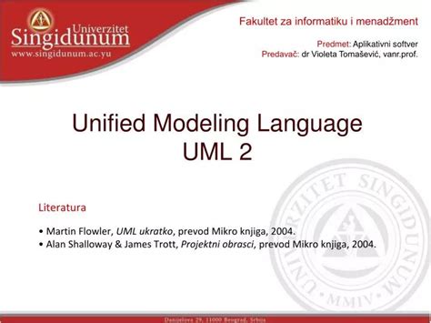 Ppt Unified Modeling Language Uml 2 Powerpoint Presentation Free