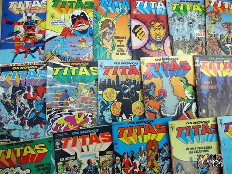 ZONA FRANCA COMICS NOVOS TITÃNS FORMATINHO ABRIL VÁRIOS NÚEMROS