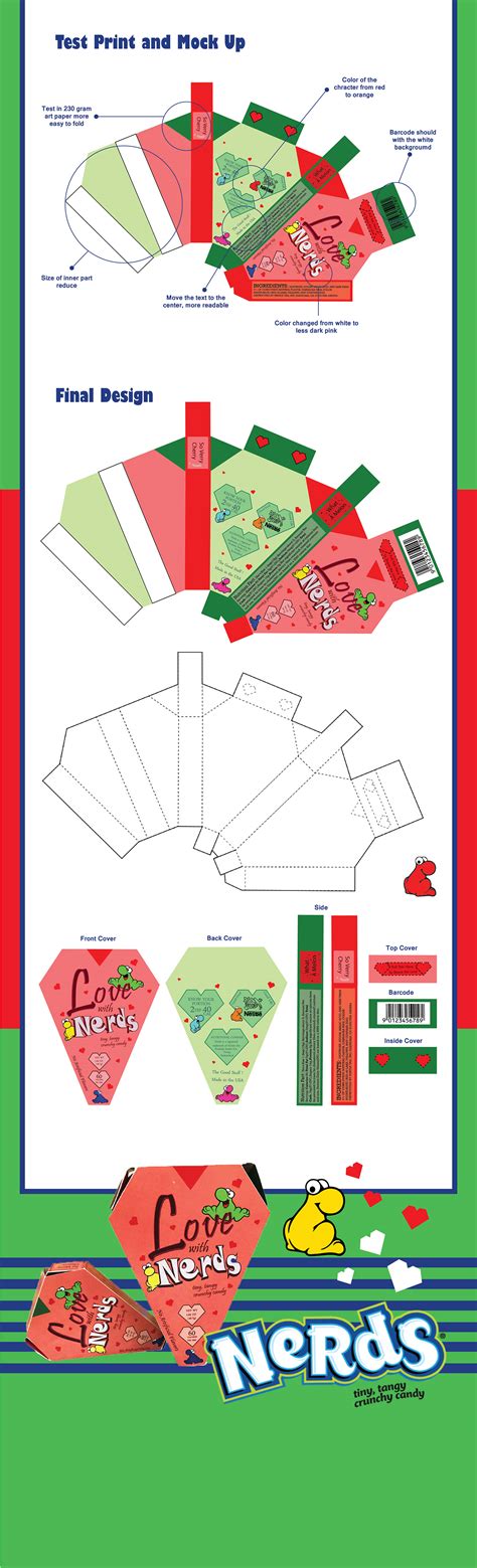 产品包装设计┃ Nerds Valentine Packaging Design Behance