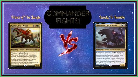 Mtg Commander Battle Gishath Suns Avatar Vs Yuriko The Tigers Shadow Youtube