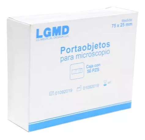 Portaobjetos De Vidrio Para Microscopio 75x25mm Caja 50 Pzs MercadoLibre