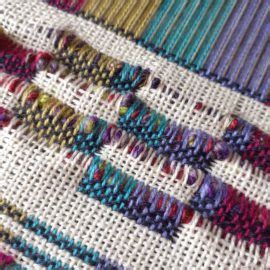 Seeing Double Weave Explorations LoveFibre Colour To Touch