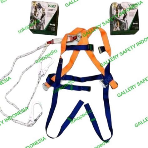 Promo FULL BODY HARNESS DOUBLE HOOK ABSORBER VPRO Diskon 23 Di Seller