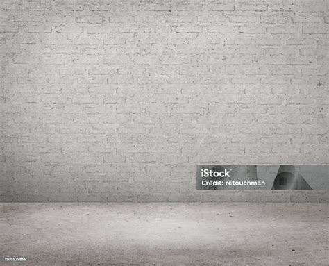 회색 방 또는 콘크리트 벽 질감 배경이 있는 시멘트 바닥의 빈 방 0명에 대한 스톡 사진 및 기타 이미지 0명 3차원 형태 가정의 방 Istock