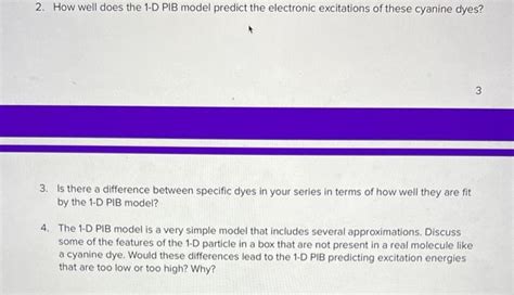 2 how well does the 1 d pib model predict the