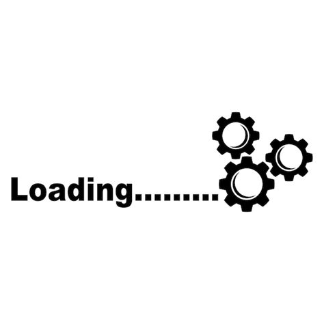 premium vector loading or buffering icon symbollogo illustration