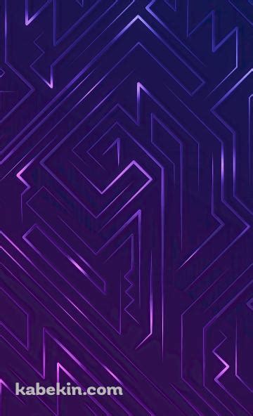 迷路のような紫の線のandroid用のスマホ壁紙360 X 592 壁紙キングダム