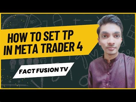 How To Set Take Profit Tp In Meta Trader 4 Forex Trading Course Lecture 16 Forex Position
