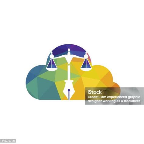 펜촉에 정의 규모를 상징하는 사법 균형이 있는 법률 로고 벡터 법률 법원 사법 서비스 및 회사에 대 한 로고 벡터입니다 개념에 대한 스톡 벡터 아트 및 기타 이미지 Istock