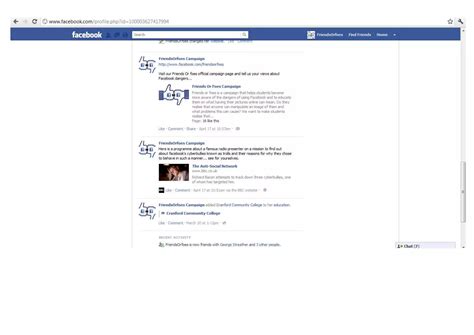 Print Screens Of Facebook Account Ppt
