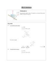 HW Solution Pdf HW Solutions Ib PROBLEM Determine The