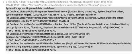 Duplicati Error While Restoring Support Duplicati